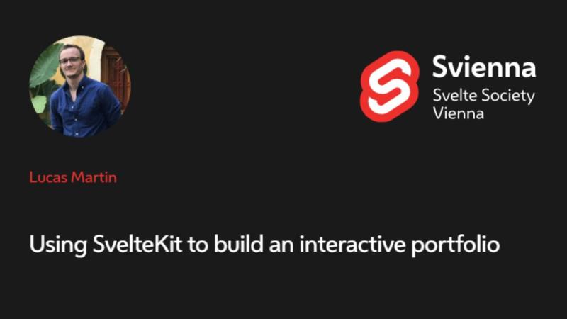 Harold A. on LinkedIn: Lucas Martin - Using SvelteKit to Build An ... Harold A. on LinkedIn: Lucas Martin - Using SvelteKit to Build An ...