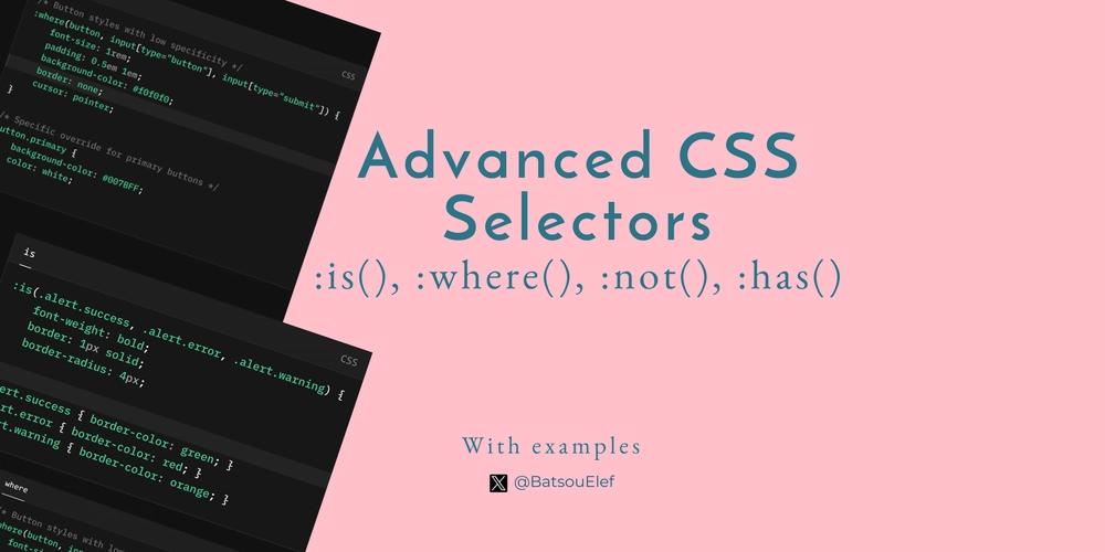 Simone George on LinkedIn: CSS Selectors: Unlocking Advanced Selectors ... Simone George on LinkedIn: CSS Selectors: Unlocking Advanced Selectors ...
