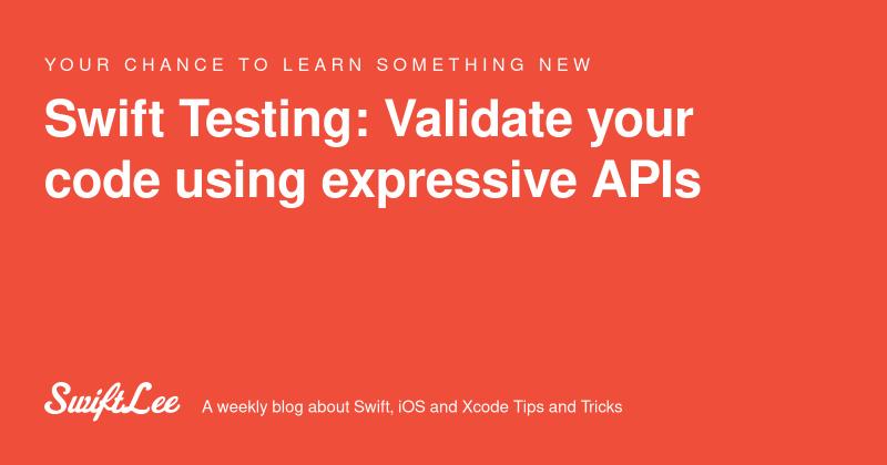 Pubudu Dilshan on LinkedIn: Swift Testing: Validate your code using ... Pubudu Dilshan on LinkedIn: Swift Testing: Validate your code using ...