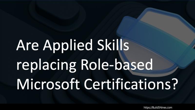Build5Nines LLC on LinkedIn: Are Applied Skills Replacing Microsoft ... Build5Nines LLC on LinkedIn: Are Applied Skills Replacing Microsoft ...