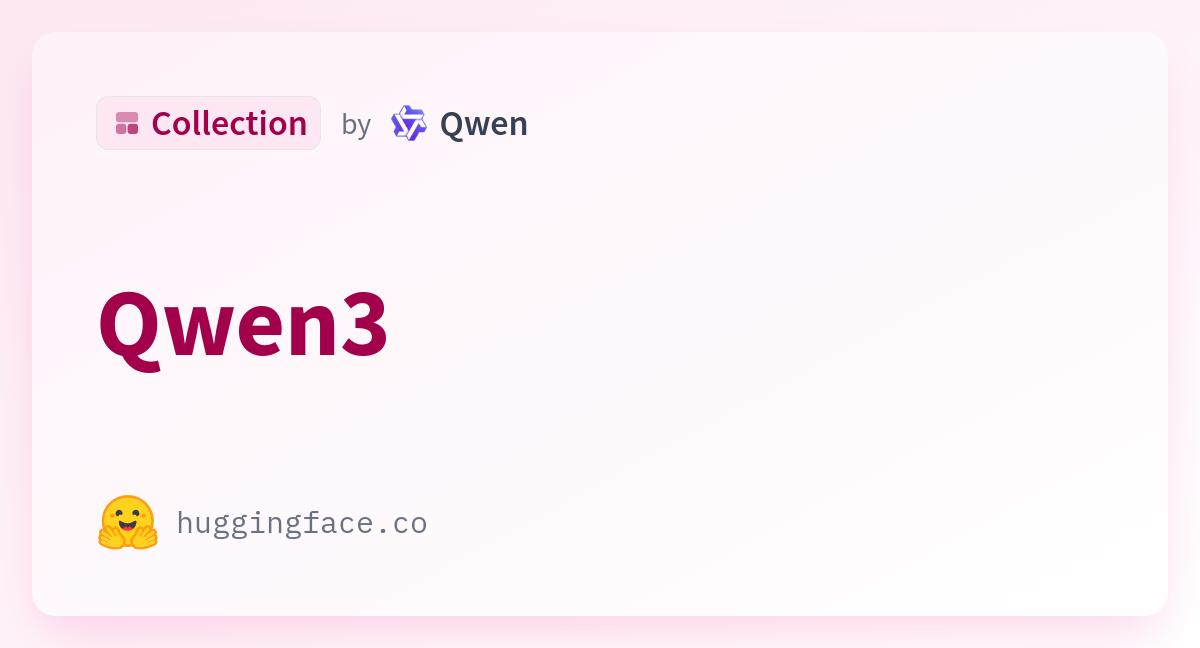 Qwen3 - a Qwen Collection | Ali Abuharb Qwen3 - a Qwen Collection | Ali Abuharb