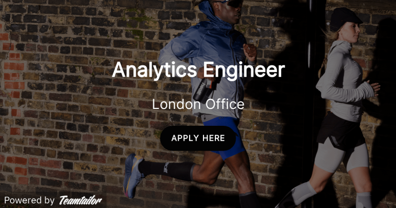 Analytics Engineer - Healf | Jay Kotecha Analytics Engineer - Healf | Jay Kotecha