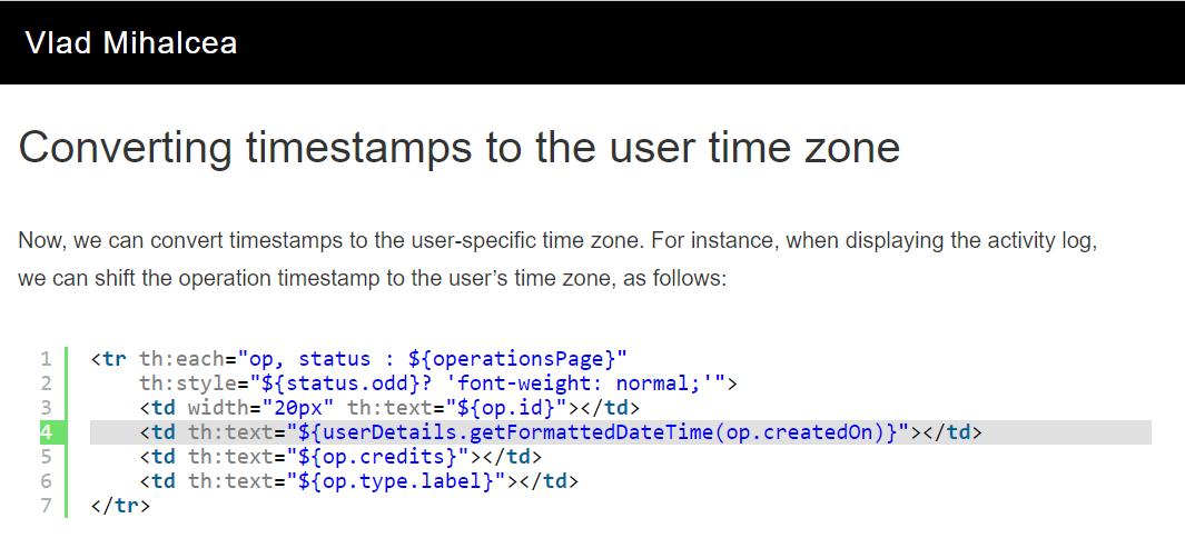 The best way to handle time zones in a Java web application | Stefano Fago The best way to handle time zones in a Java web application | Stefano Fago