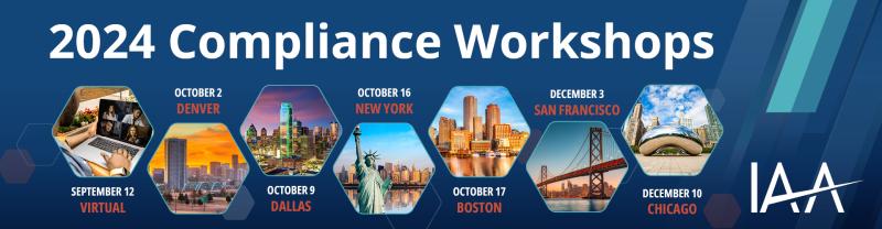 Christine Ayako Schleppegrell on LinkedIn: IAA 2024 Compliance Workshops Christine Ayako Schleppegrell on LinkedIn: IAA 2024 Compliance Workshops