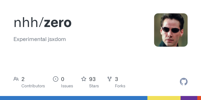 Stefano Fago on LinkedIn: GitHub - nhh/zero: Experimental jsxdom Stefano Fago on LinkedIn: GitHub - nhh/zero: Experimental jsxdom