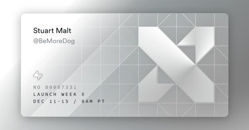 Stuart Malt’s #SupaLaunchWeek Ticket | 🖥 Stuart Malt Stuart Malt’s #SupaLaunchWeek Ticket | 🖥 Stuart Malt