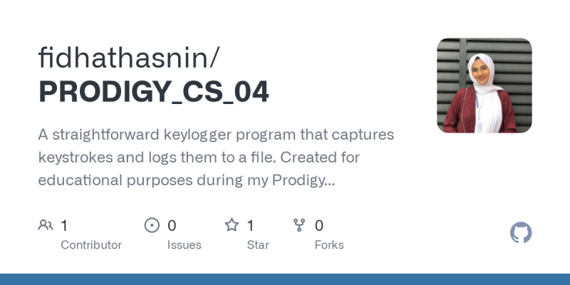 Fidha Thasni N on LinkedIn: GitHub - fidhathasnin/PRODIGY_CS_04: A ... Fidha Thasni N on LinkedIn: GitHub - fidhathasnin/PRODIGY_CS_04: A ...
