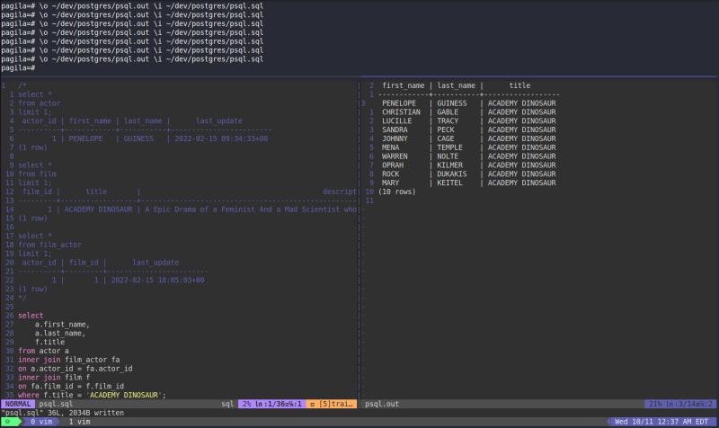 How I query postgres directly from Vim | Thomas Stringer posted on the ... How I query postgres directly from Vim | Thomas Stringer posted on the ...