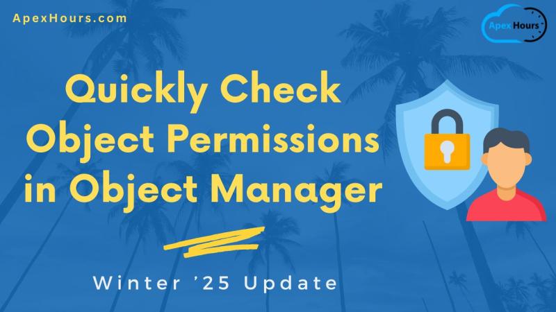 Apex Hours on LinkedIn: Quickly Check Object Access/Permissions in ... Apex Hours on LinkedIn: Quickly Check Object Access/Permissions in ...