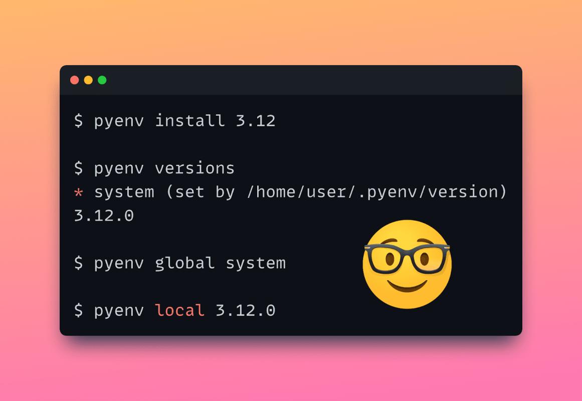 SnLinK on LinkedIn: Too Many Python Versions to Manage? Pyenv to the ... SnLinK on LinkedIn: Too Many Python Versions to Manage? Pyenv to the ...