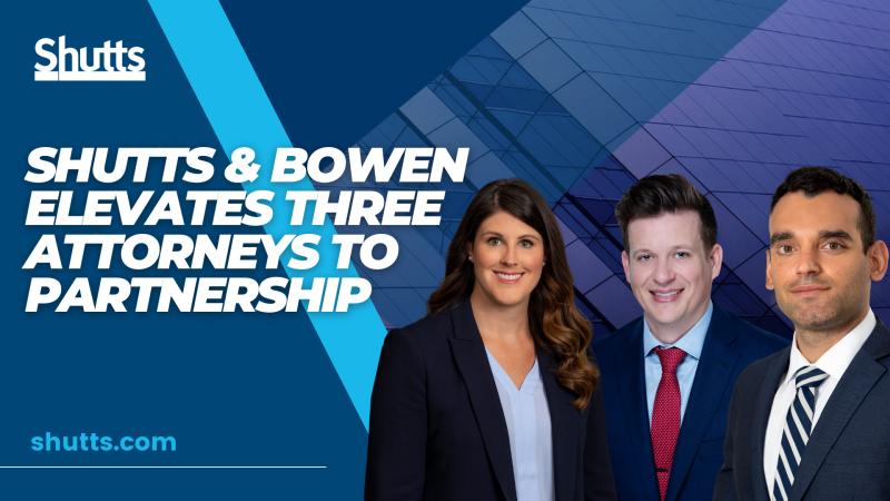 Christina Lago on LinkedIn: Shutts & Bowen Elevates Three Attorneys to ... Christina Lago on LinkedIn: Shutts & Bowen Elevates Three Attorneys to ...