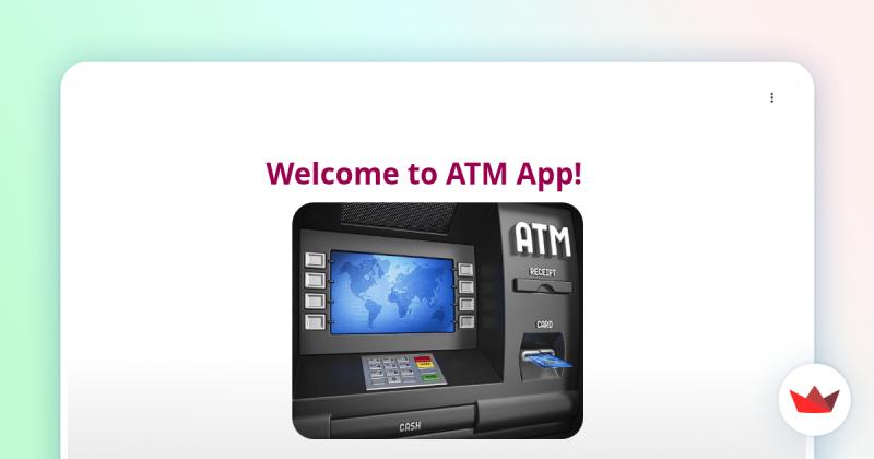 Anas Ahmad on LinkedIn: atm app Anas Ahmad on LinkedIn: atm app