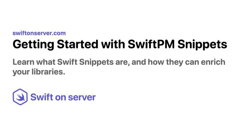 Dmitry В. on LinkedIn: Getting Started with SwiftPM Snippets - Swift on ... Dmitry В. on LinkedIn: Getting Started with SwiftPM Snippets - Swift on ...