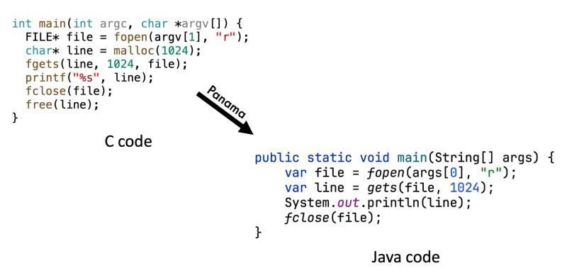 Stefano Fago on LinkedIn: From C to Java Code using Panama Stefano Fago on LinkedIn: From C to Java Code using Panama