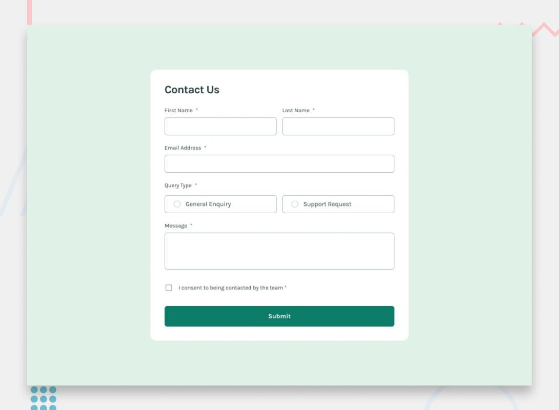 Frontend Mentor on LinkedIn: Frontend Mentor | Contact form coding ... Frontend Mentor on LinkedIn: Frontend Mentor | Contact form coding ...