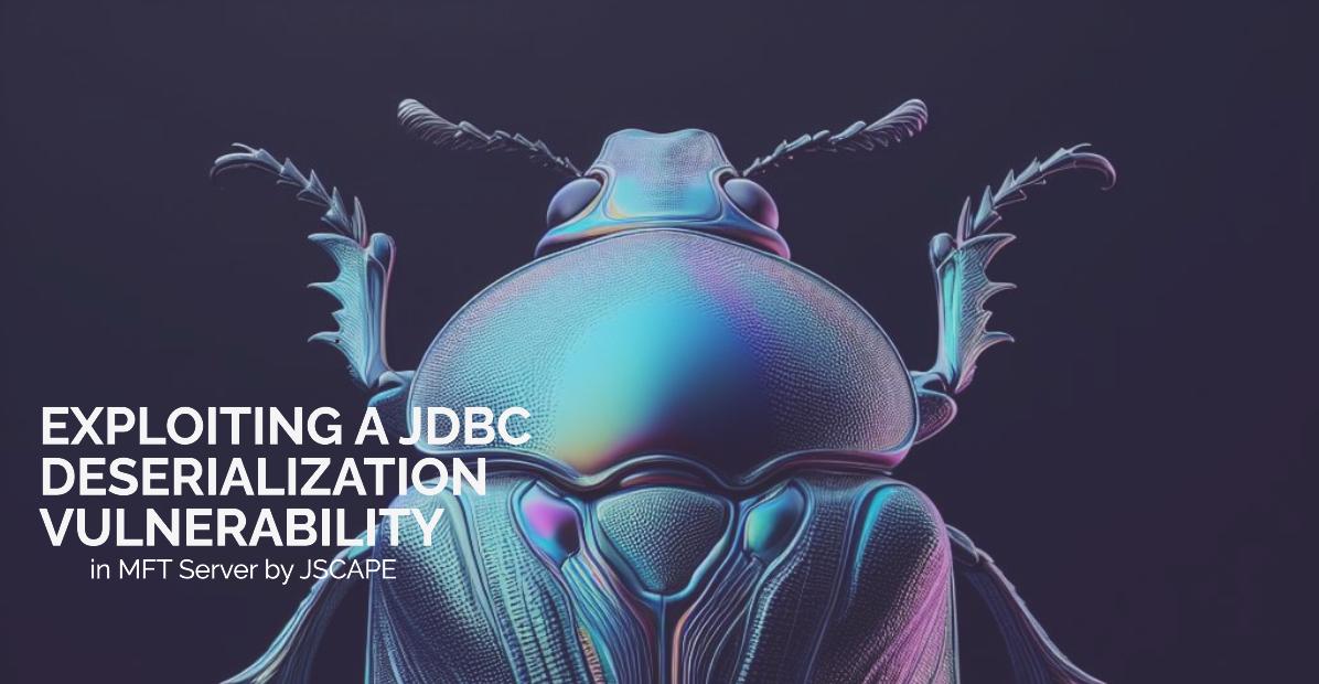 Naz Markuta on LinkedIn: Exploiting a JDBC deserialization ... Naz Markuta on LinkedIn: Exploiting a JDBC deserialization ...