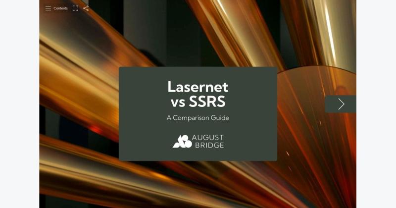 August Bridge on LinkedIn: Lasernet vs SSRS August Bridge on LinkedIn: Lasernet vs SSRS