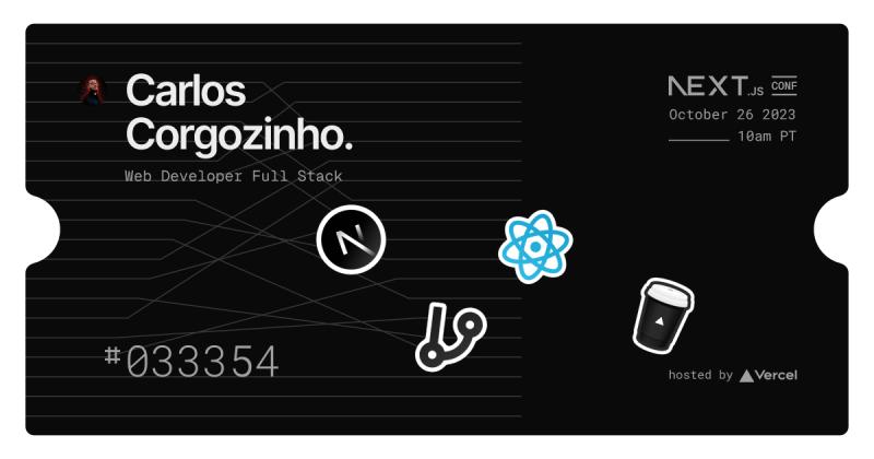Carlos Corgozinho on LinkedIn: Join Carlos Corgozinho at Next.js Conf Carlos Corgozinho on LinkedIn: Join Carlos Corgozinho at Next.js Conf
