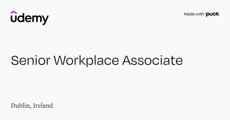 Senior Workplace Associate | Yvonne Jacob Senior Workplace Associate | Yvonne Jacob