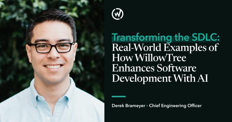 WillowTree on LinkedIn: Transforming the SDLC with AI-enhanced software ... WillowTree on LinkedIn: Transforming the SDLC with AI-enhanced software ...