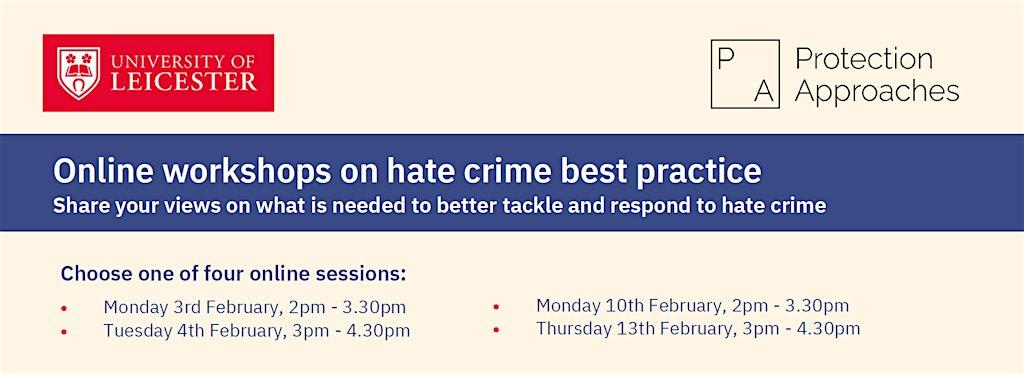 Online Workshop on Hate Crime and Best Practice | Centre for Hate Studies Online Workshop on Hate Crime and Best Practice | Centre for Hate Studies