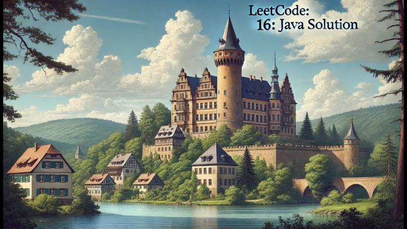 leetcode 16 : closest 3 sum : java solution | Anil Nagasa leetcode 16 : closest 3 sum : java solution | Anil Nagasa