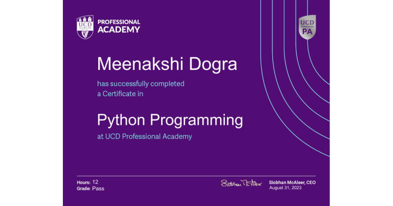 Meenakshi Angelica Dogra on LinkedIn: Python Programming • Meenakshi ... Meenakshi Angelica Dogra on LinkedIn: Python Programming • Meenakshi ...