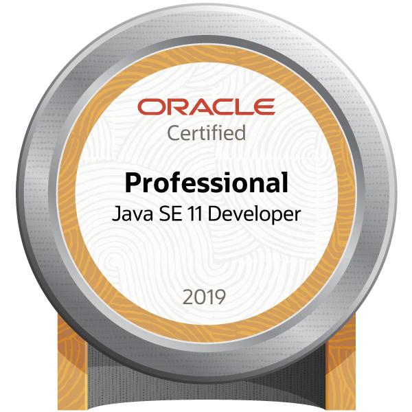 Oracle Certified Professional: Java SE 11 Developer | Kishore K Oracle Certified Professional: Java SE 11 Developer | Kishore K