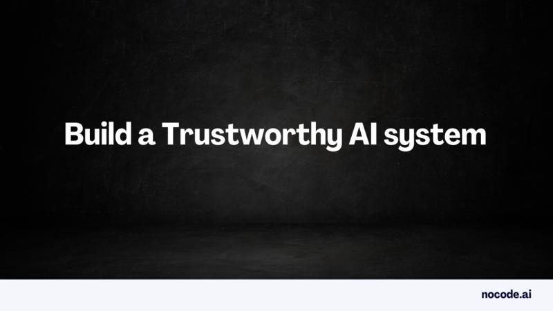 Alain AIROM on LinkedIn: Build your first Trustworthy AI system Alain AIROM on LinkedIn: Build your first Trustworthy AI system