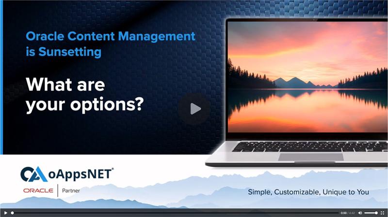 oAppsNET, Specialists in ERP Transformation on LinkedIn: OAN Content ... oAppsNET, Specialists in ERP Transformation on LinkedIn: OAN Content ...