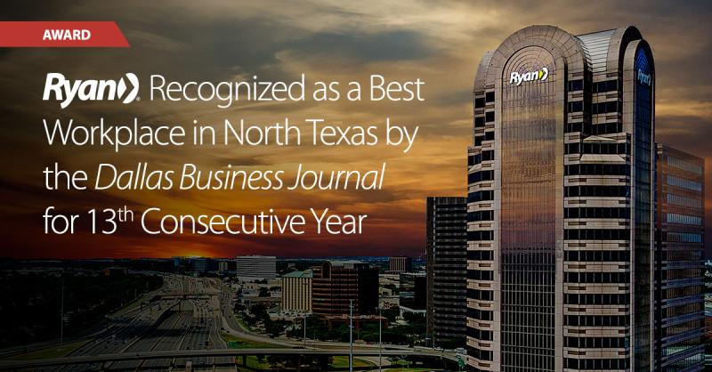 Ryan on LinkedIn: Ryan Recognized as a Best Workplace in North Texas by ... Ryan on LinkedIn: Ryan Recognized as a Best Workplace in North Texas by ...