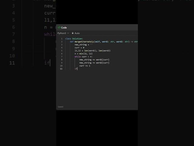 Sanjoli Vashisth on LinkedIn: Merge Strings Alternately in Python ... Sanjoli Vashisth on LinkedIn: Merge Strings Alternately in Python ...