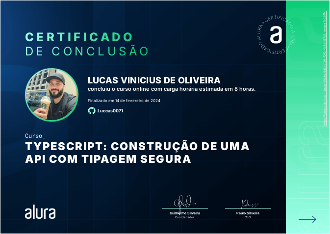 Lucas Vinicius on LinkedIn: Lucas Vinicius de Oliveira - Curso ... Lucas Vinicius on LinkedIn: Lucas Vinicius de Oliveira - Curso ...