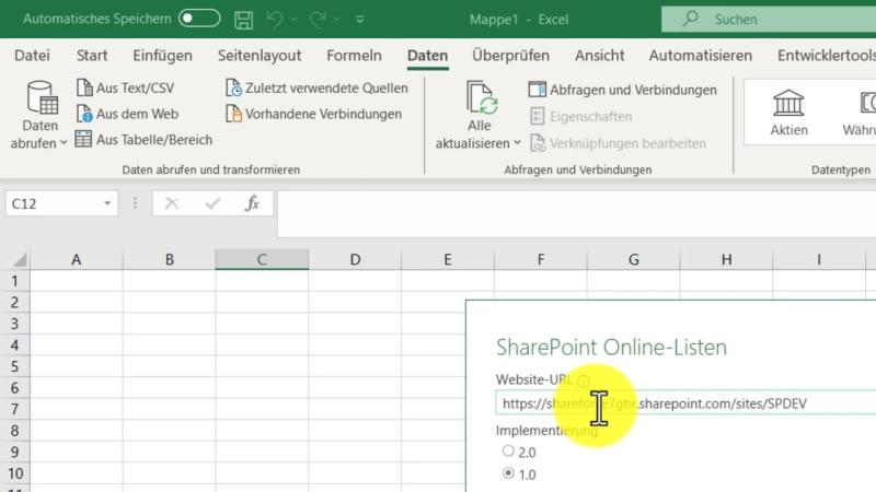 Connect SharePoint List to Excelsheet using Data Tab in Excel | Gilles ... Connect SharePoint List to Excelsheet using Data Tab in Excel | Gilles ...