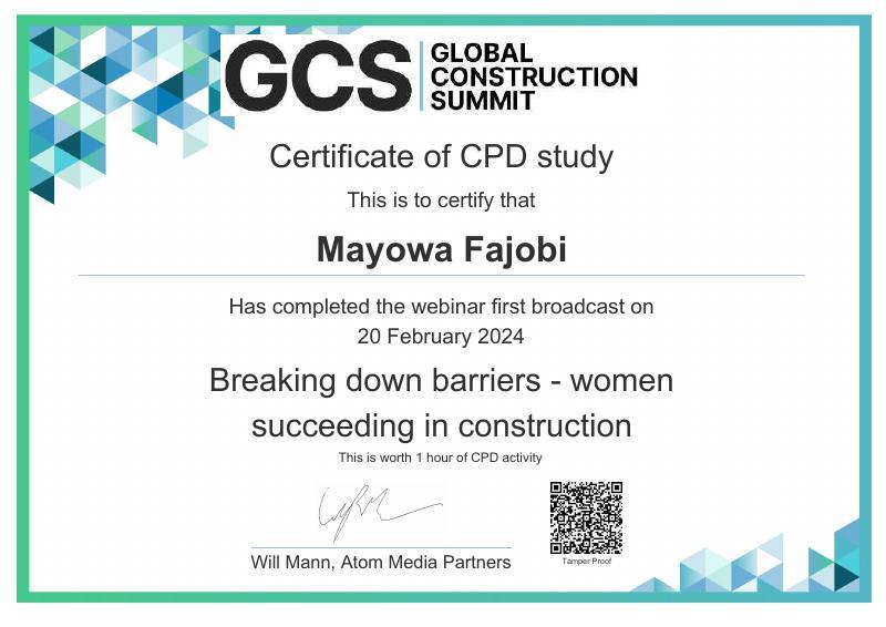 Mayowa Adedeji Fajobi MNSE, R. Engr. CSPM, PMP®. posted on LinkedIn Mayowa Adedeji Fajobi MNSE, R. Engr. CSPM, PMP®. posted on LinkedIn