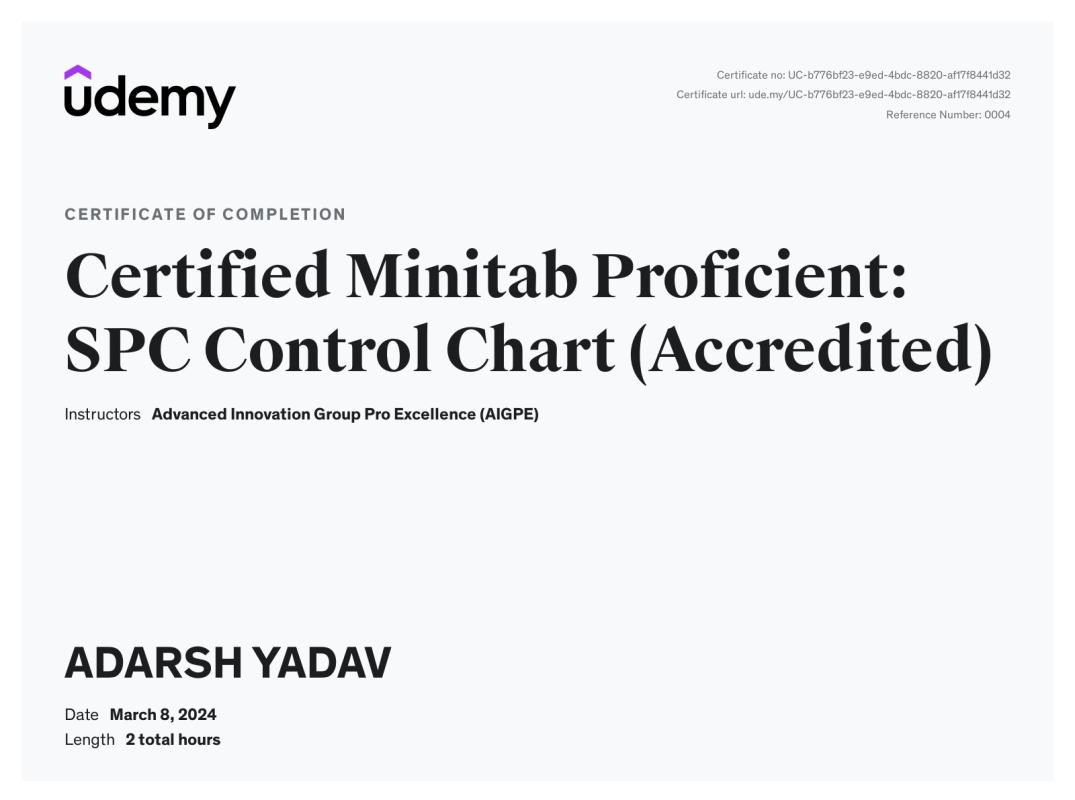 Adarsh Yadav on LinkedIn: Udemy Course Completion Certificate Adarsh Yadav on LinkedIn: Udemy Course Completion Certificate