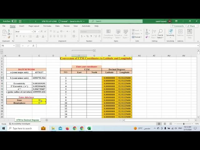 Saeed Hussain on LinkedIn: Convert UTM coordinates to latitude and ... Saeed Hussain on LinkedIn: Convert UTM coordinates to latitude and ...