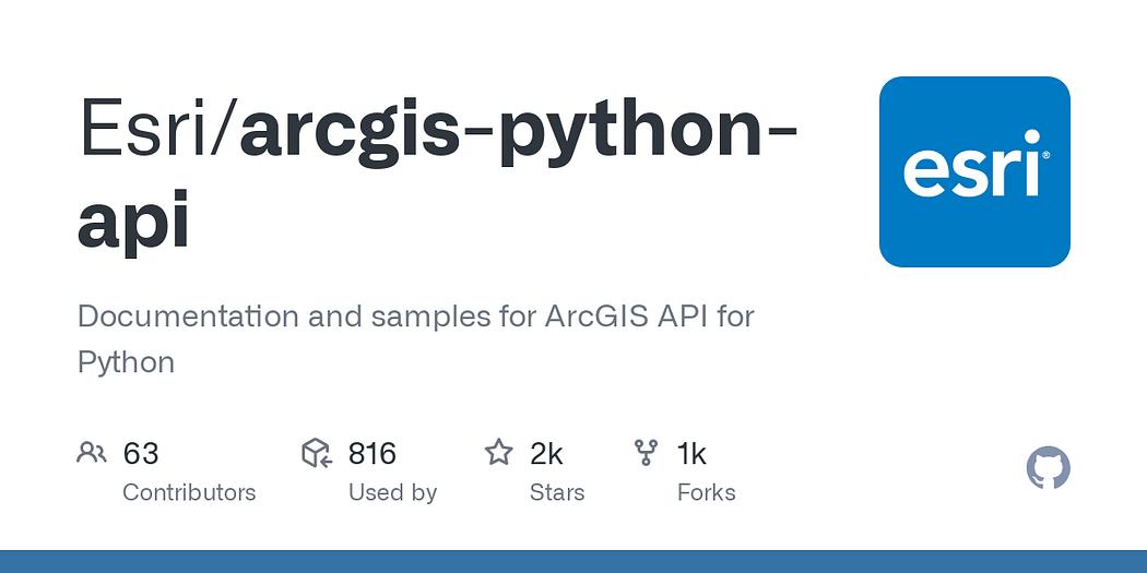 Muhammad Muhsi Sidik on LinkedIn: Tutorial: ArcGIS API for Python Muhammad Muhsi Sidik on LinkedIn: Tutorial: ArcGIS API for Python
