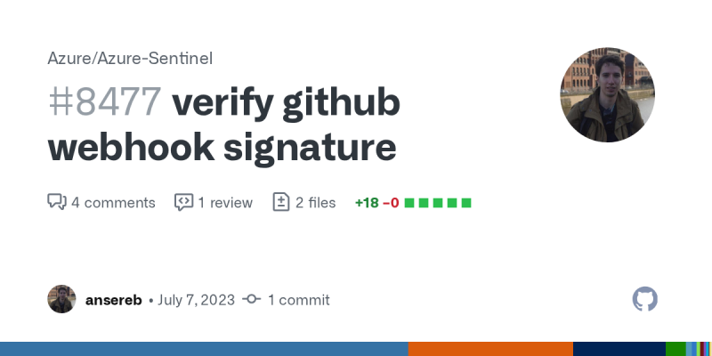 Andrei Serebriakov on LinkedIn: verify github webhook signature by ... Andrei Serebriakov on LinkedIn: verify github webhook signature by ...