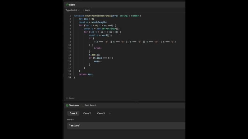 Shaun Teeshad on LinkedIn: 2062. Count Vowel Substrings of a String Shaun Teeshad on LinkedIn: 2062. Count Vowel Substrings of a String