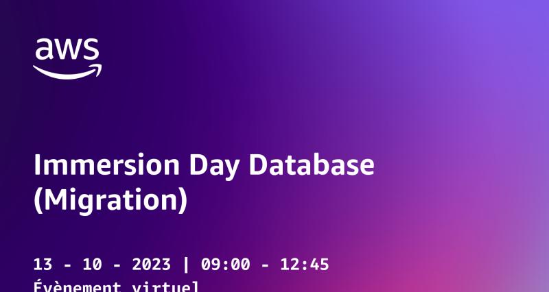 William Grosjean ☁️ on LinkedIn: Immersion Day Database (Migration) William Grosjean ☁️ on LinkedIn: Immersion Day Database (Migration)