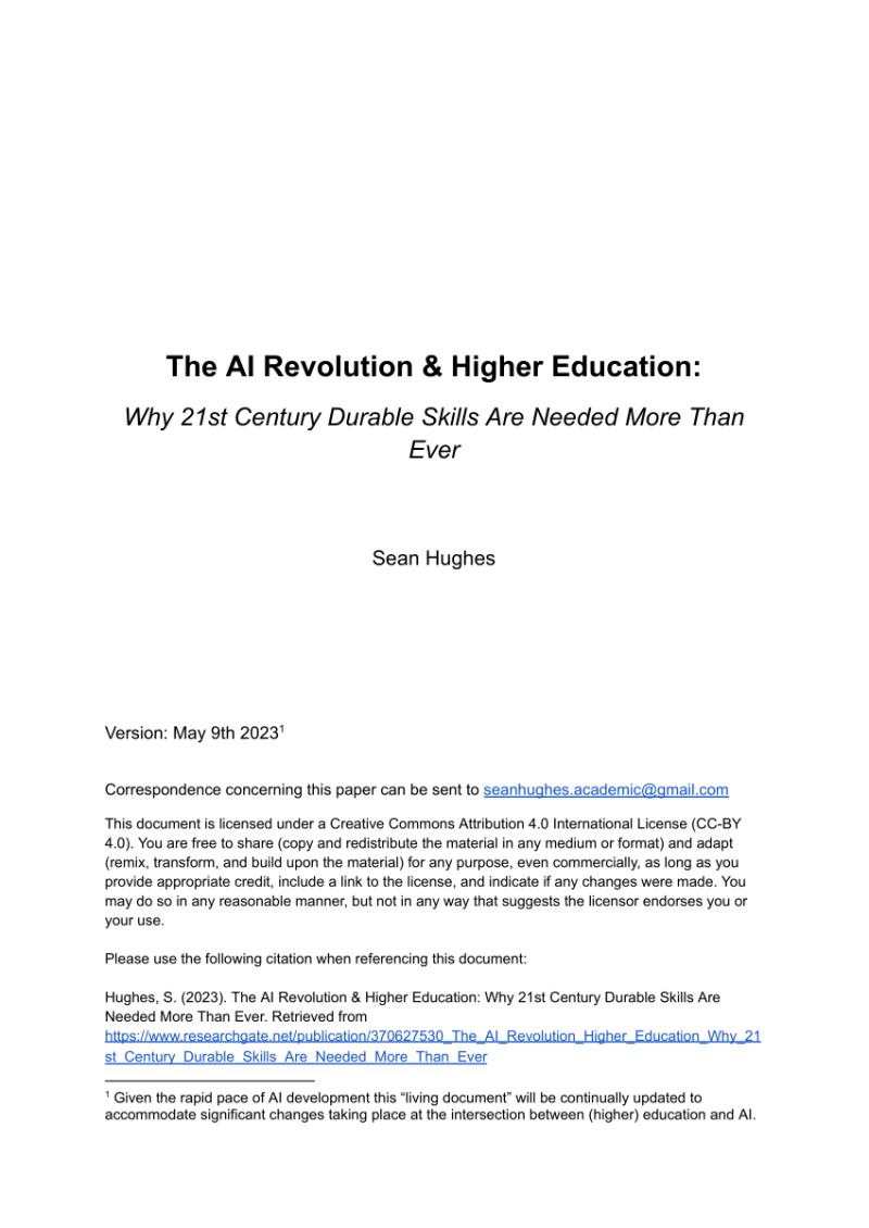 Astri Yulia, Ph.D. on LinkedIn: (PDF) The AI Revolution & Higher ... Astri Yulia, Ph.D. on LinkedIn: (PDF) The AI Revolution & Higher ...