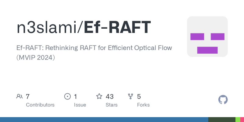 Eric Levy on LinkedIn: GitHub - n3slami/Ef-RAFT: Ef-RAFT: Rethinking ... Eric Levy on LinkedIn: GitHub - n3slami/Ef-RAFT: Ef-RAFT: Rethinking ...