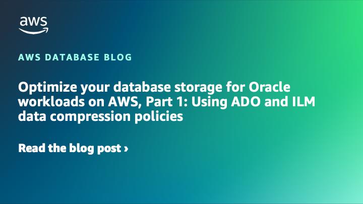 Jean-Philippe PINTE on LinkedIn: Optimize your database storage for ... Jean-Philippe PINTE on LinkedIn: Optimize your database storage for ...