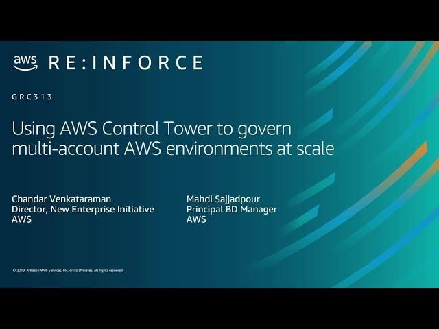 Scott Labadie on LinkedIn: AWS re:Inforce 2019: Using AWS Control Tower ... Scott Labadie on LinkedIn: AWS re:Inforce 2019: Using AWS Control Tower ...