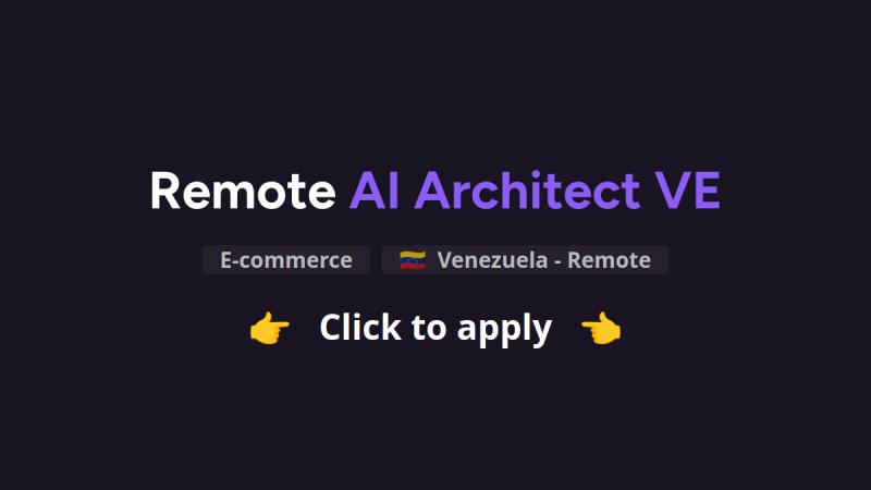 RemoteYeah on LinkedIn: Remote AI Architect VE RemoteYeah on LinkedIn: Remote AI Architect VE