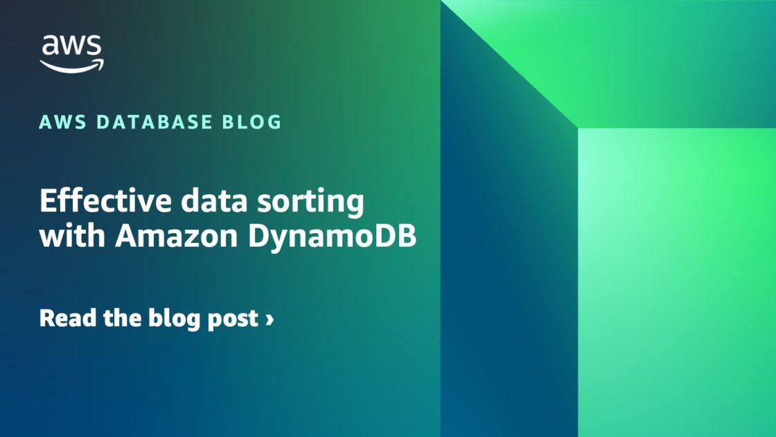 Sanket Raut on LinkedIn: Effective data sorting with Amazon DynamoDB ... Sanket Raut on LinkedIn: Effective data sorting with Amazon DynamoDB ...
