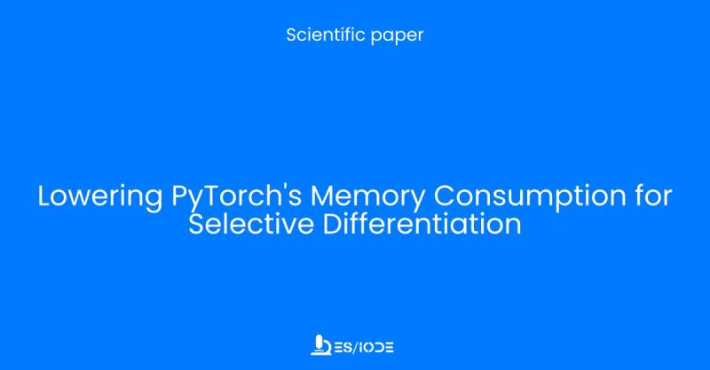 es/iode on LinkedIn: Scientific research : Lowering PyTorch's Memory ... es/iode on LinkedIn: Scientific research : Lowering PyTorch's Memory ...