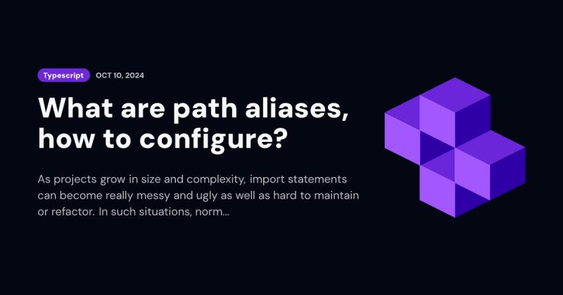 Suneeth S. on LinkedIn: What are path aliases, how to configure? Suneeth S. on LinkedIn: What are path aliases, how to configure?