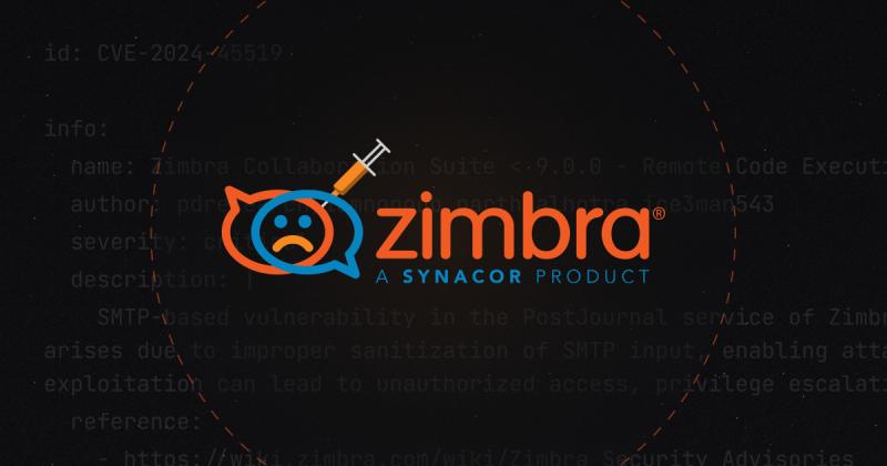 Eero Volotinen on LinkedIn: Zimbra - Remote Command Execution (CVE-2024 ... Eero Volotinen on LinkedIn: Zimbra - Remote Command Execution (CVE-2024 ...